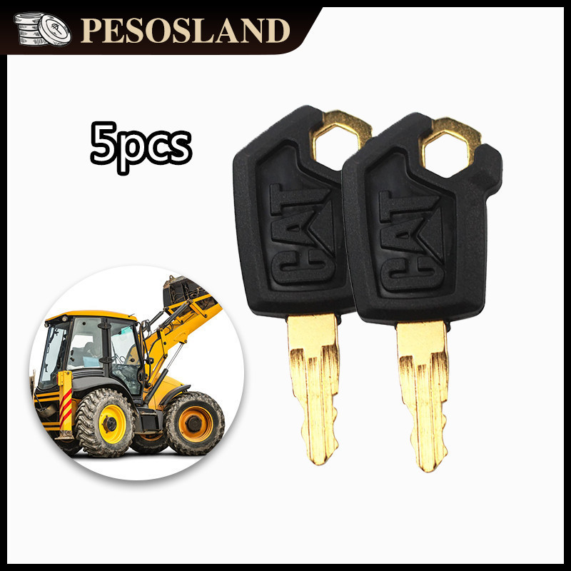 5Pcs Lgnition Loader Dozer Key Caterpillar Lgnition Key CAT Door Lock ...