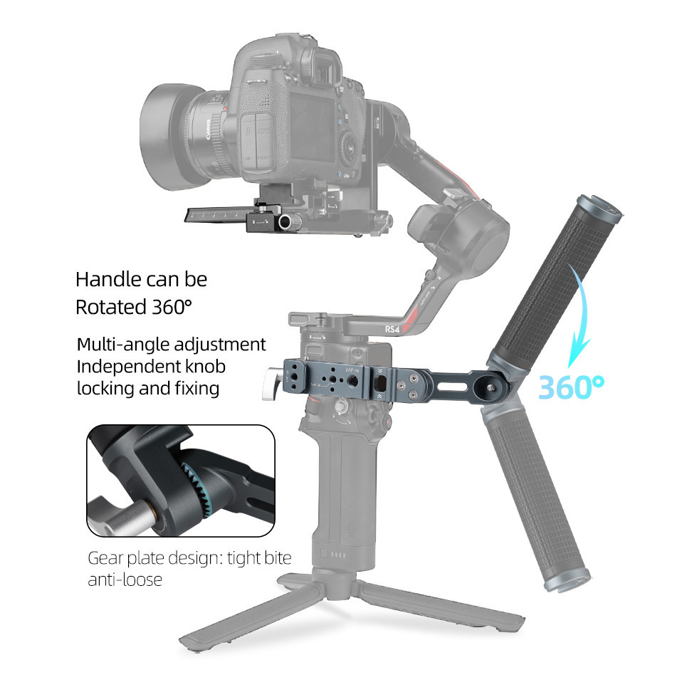 Universal Joint Sling Handle with NATO Clamp Cold Shoe Mount for DJI ...