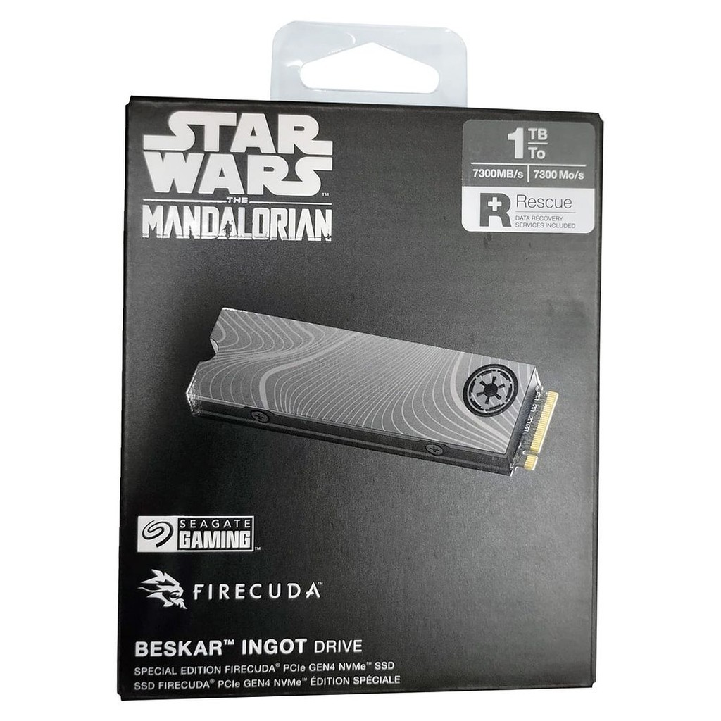 Seagate 1TB FireCuda 530 PCIe Gen4 M.2 SSD with Heatsink (Beskar Ingot ...