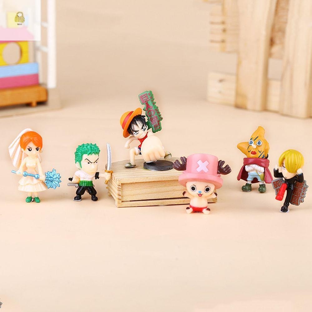 WAY Monkey D Luffy Mini Toys Collection Chopper Anime Sanji Roronoa ...