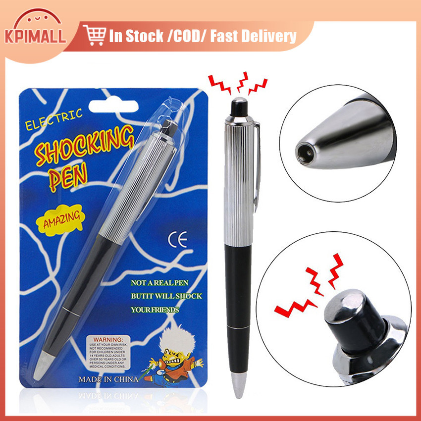 Novelty Ballpoint Electric Shock Pen Funny Safety Prank Toy for ...