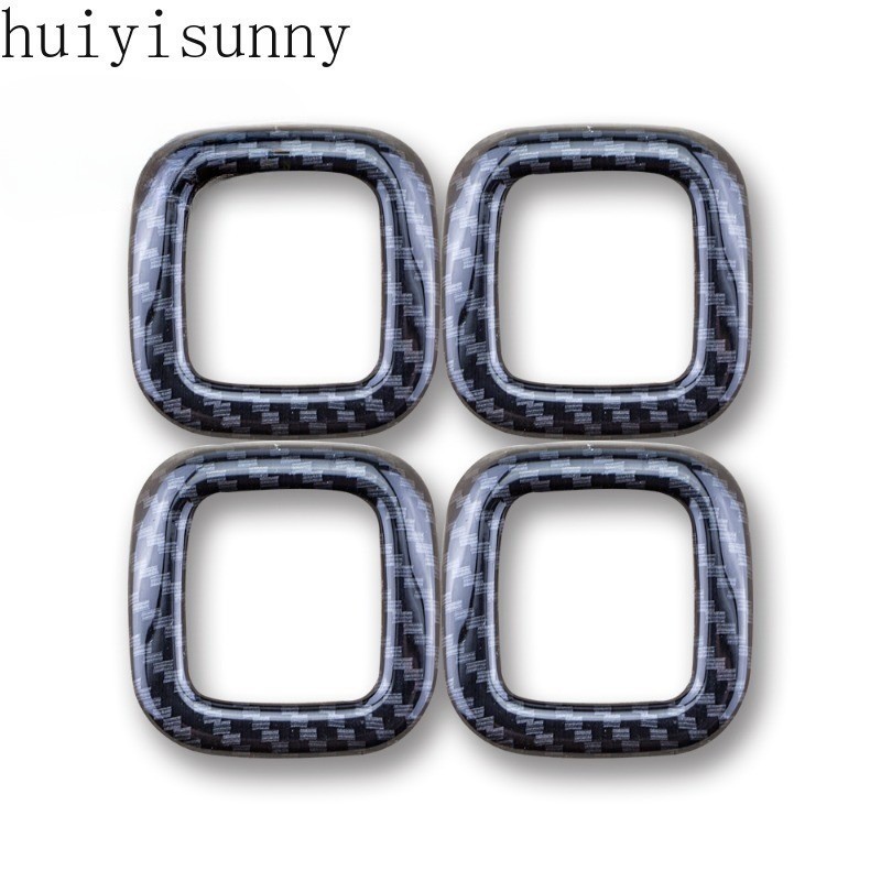 HYS Carbon Fiber Rear Light Switch Panel Button Covers Trim Fit for ...