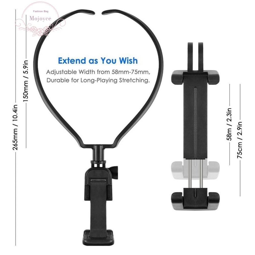 de# POV Vlog Neck Cell Phone Holder Neck Hanging Mount for Smartphone ...