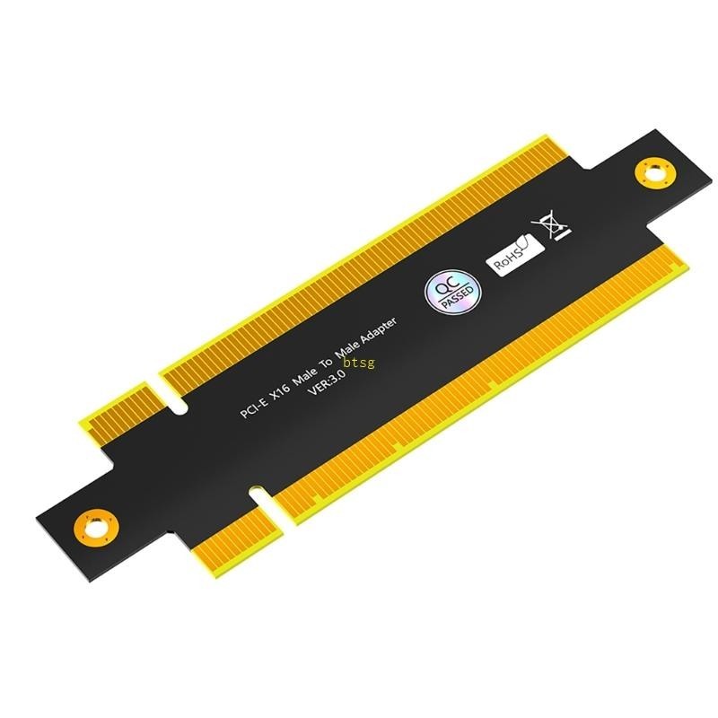 BT PCIExpress3 0 16X to 16X Extender PCIE X16 Male to Male Adapter ...