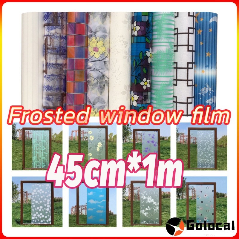 Frosted Window Stickers Glass Sticker bathroom Privacy Film toilet ...