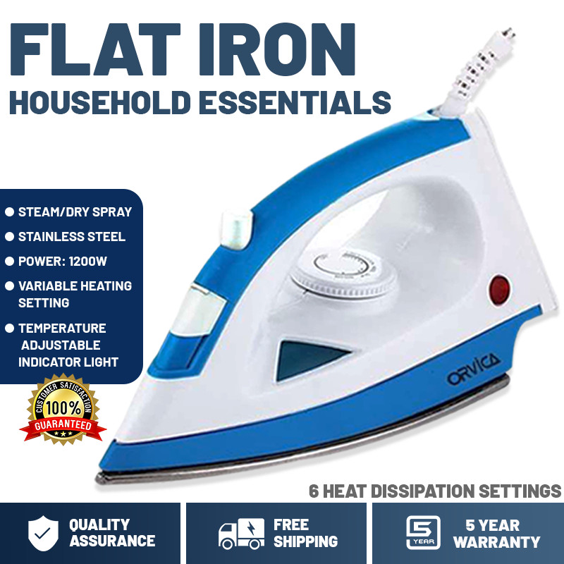 Electric iron 1200W quickly heats the portable steam iron Irons ...