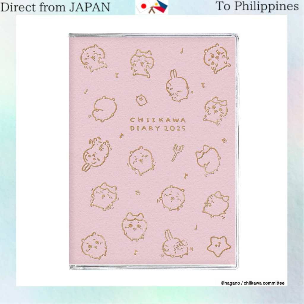 Japanese version 2025 Notebook Chikawa A6 Comic Monthly Diary Tapasa ...