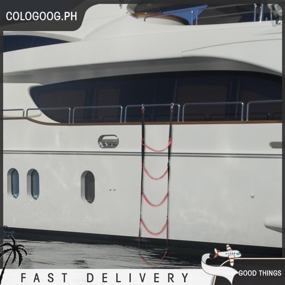 5 Step Launching Ladder Boat Folding Ladder Boarding Soft Ladder for ...
