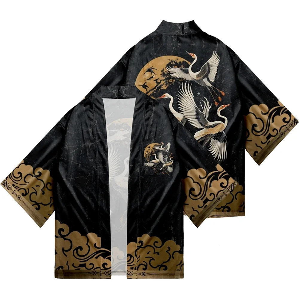 Japanese Style Children's Role-Playing Shirt Traditional Samurai Kimono ...