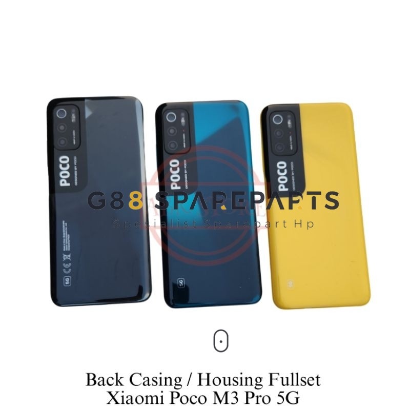 Back CASING - CASING - CASING - HOUSING XIAOMI POCO M3 PRO 5G BACKDOOR ...
