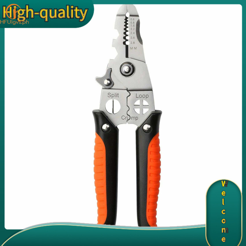 Wire stripper Stainless steel multifunctional electrical splicer Wire ...