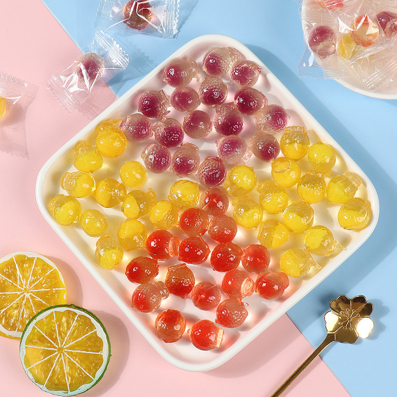 Lava Juicy Jelly fruit Candy Pop Pulp Marshmallow Flow Gummy fruit ...