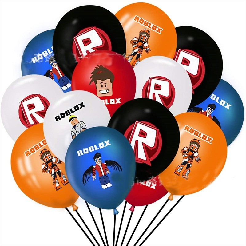 10pcs/20pcs/30pcs Balloons for Roblox Theme Birthday Party Decoration ...
