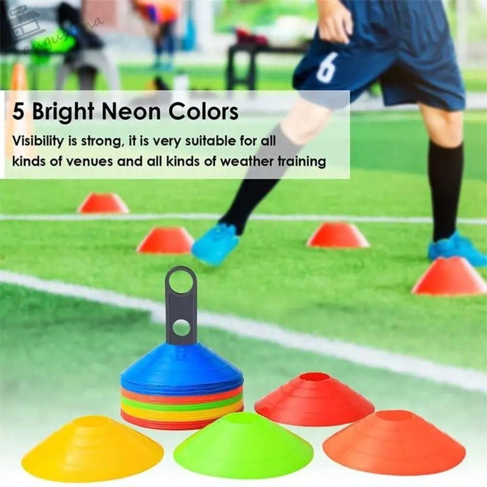AUGUSTINA 10pcs Resistant Soccer Training Sign Dish, PE Disc Cone Set ...