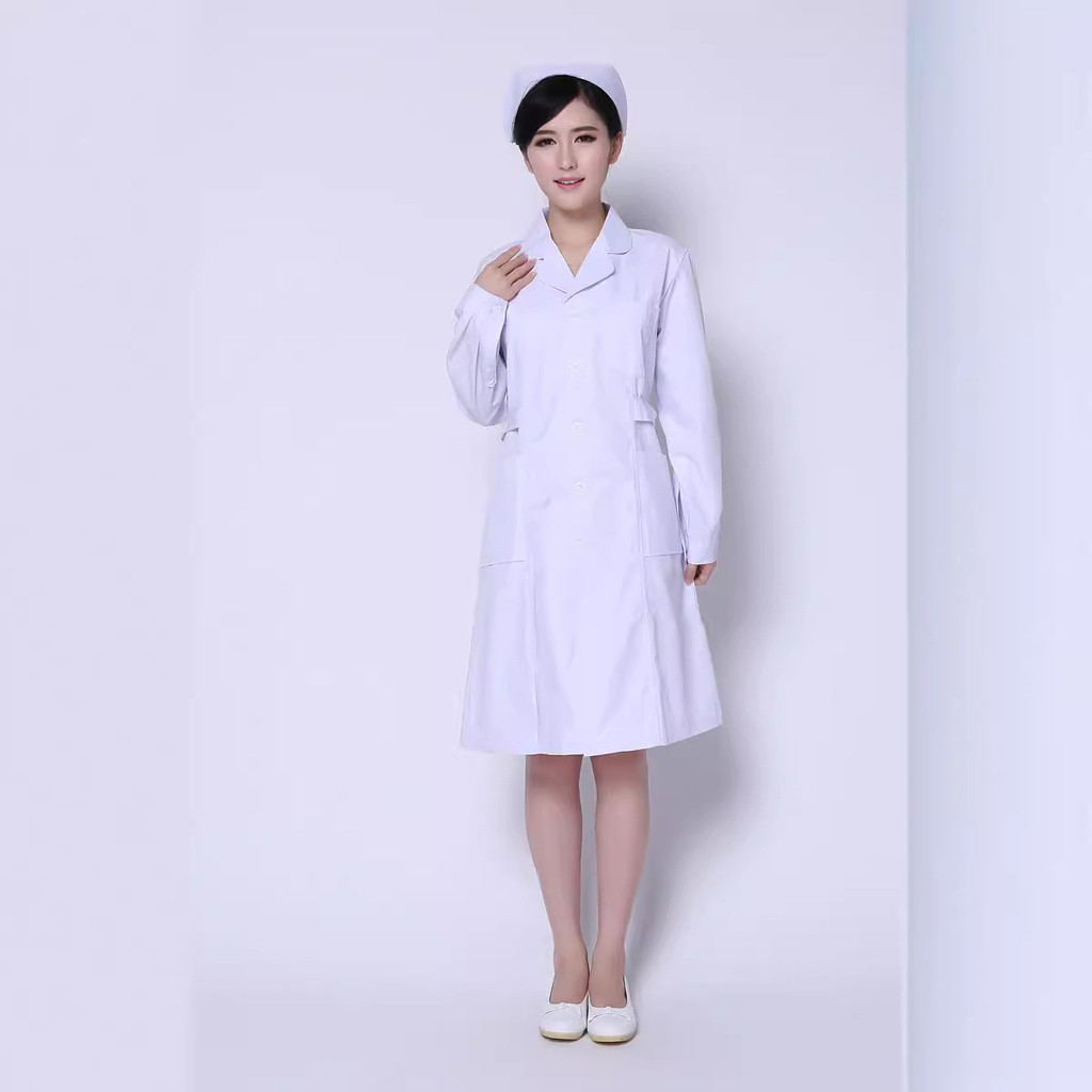 lab coat lab gown long sleeve lab gown for men Nurses' Clothing Women's ...