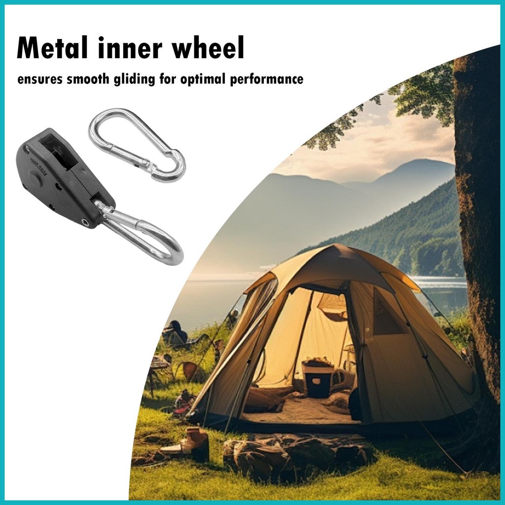 Cord Tightener Tie Down 1/8 Inch Tent Tie Down Cord Rope Tightener ...