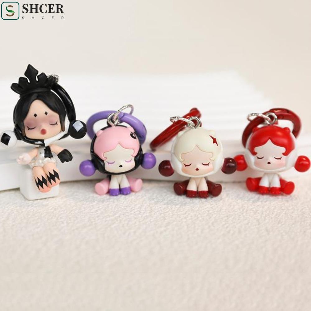 SHCER Labubu Phone Keychain, Crybaby Wendy Labubu Phone Pendant, Car ...