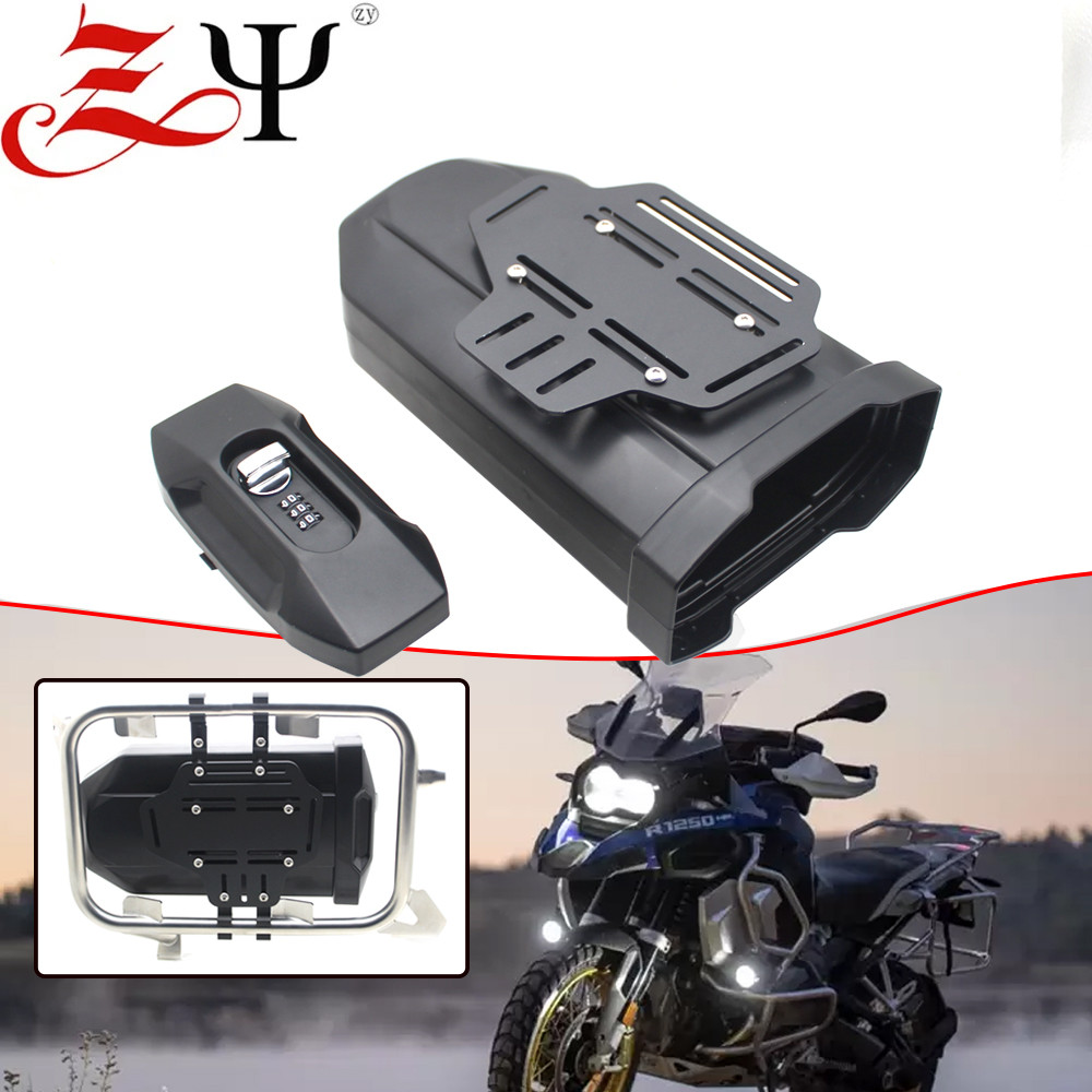 Motorcycle Waterproof Toolbox 3.8 Liters Tool Box Left Side Decorative ...