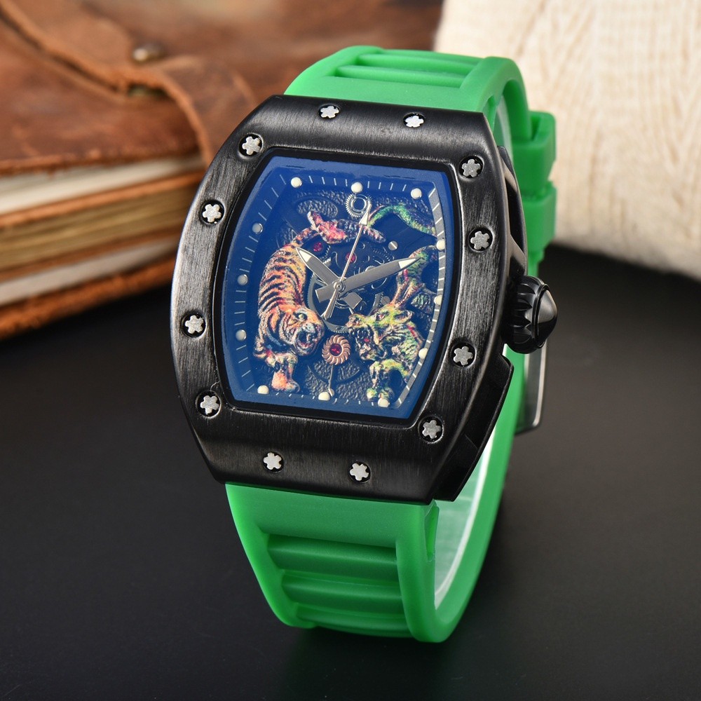 R RM Dragon Tiger Hegemony Fashion Quartz Watch Male | Shopee Philippines