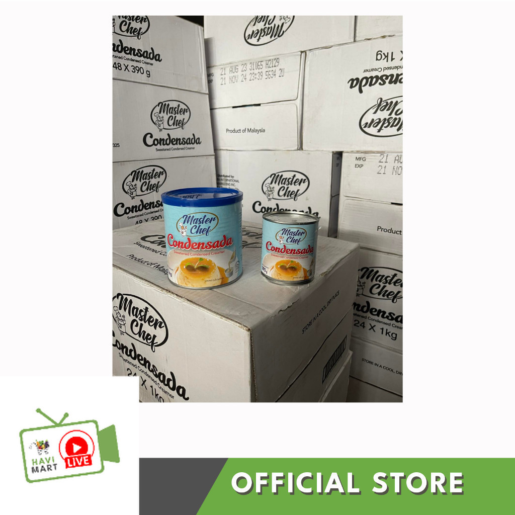 HAVI LIVE Master Chef Condensed Condensada Milk (1BX) 48PCS x 390G ...