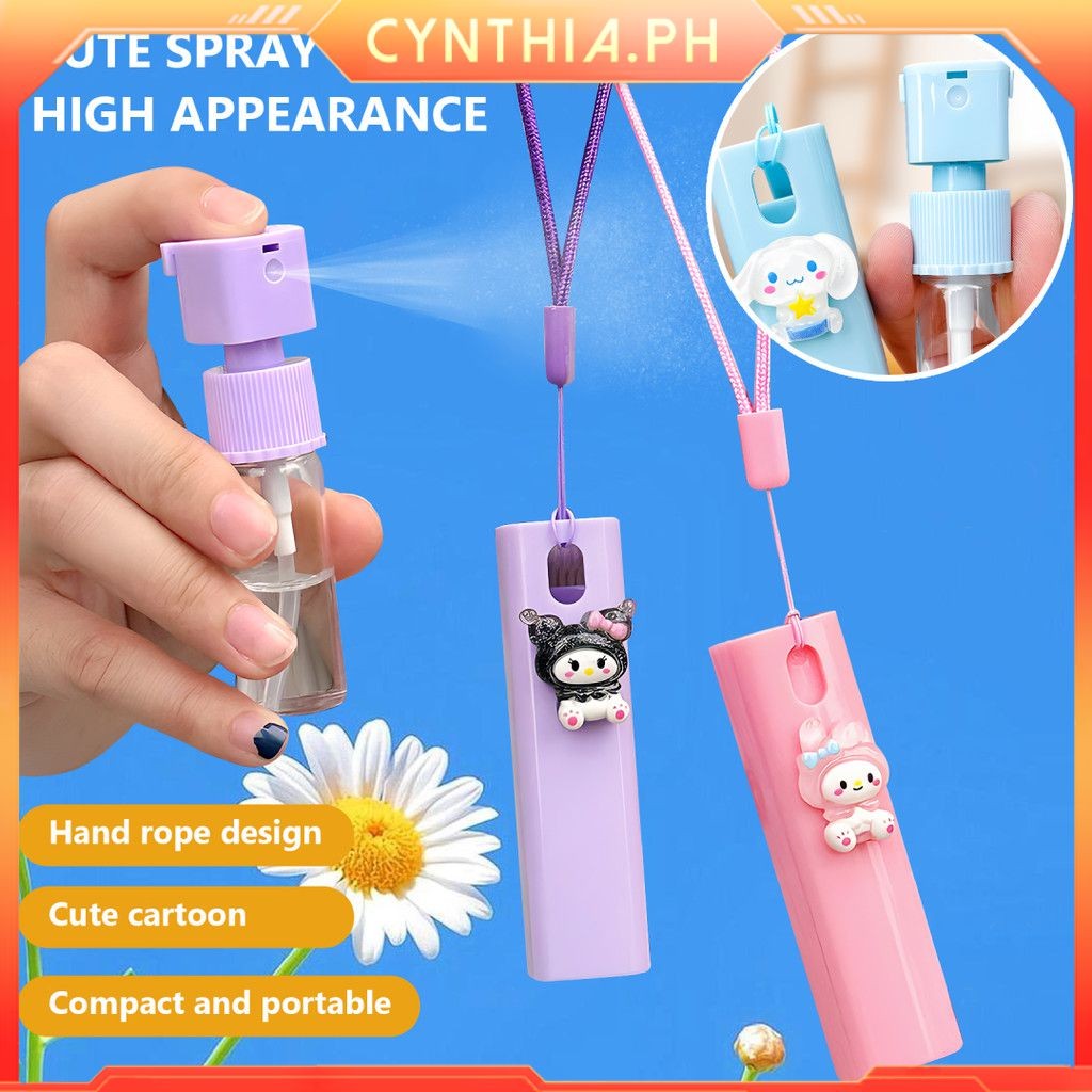 Cartoon Spray Bottle Portable Kawaii 10ml Travel Sprayer Kuromi Hand ...