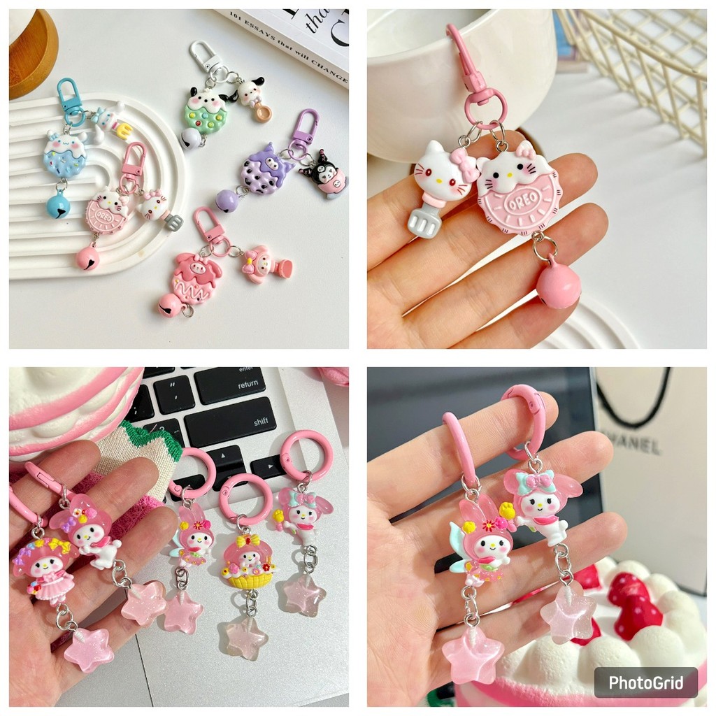 GANTUNGAN SANRIO KEYCHAIN SANRIO COOKIES OREO CINNAMOROLL KUROMI MELODY ...