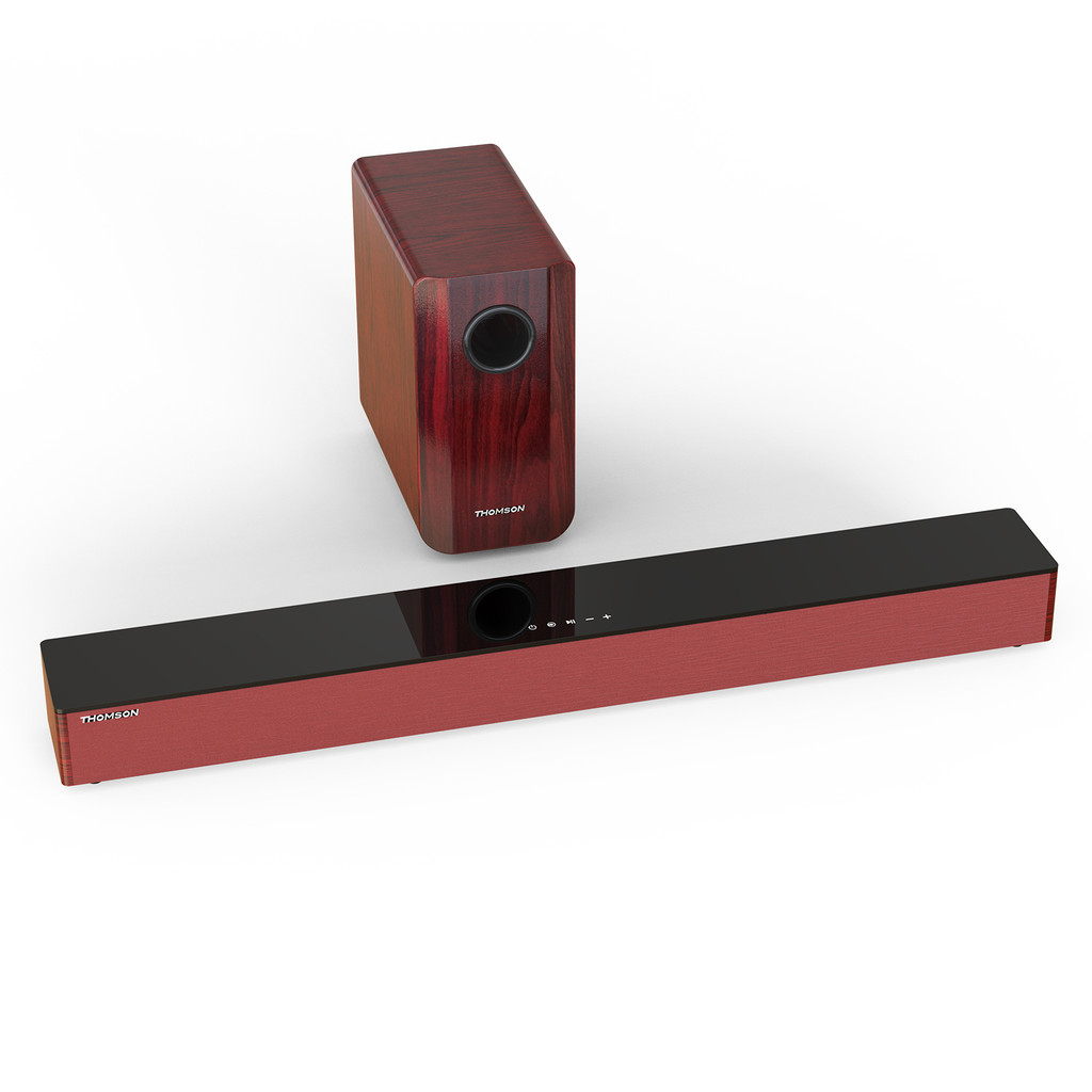 THOMSON B205 TV sound wood material subwoofer set bluetooth speaker 3D ...