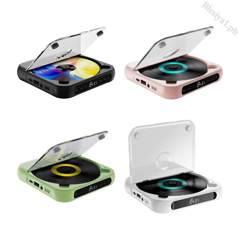 [Blesiya] Desktop CD Player with LED Screen and Speaker Home CD Player ...