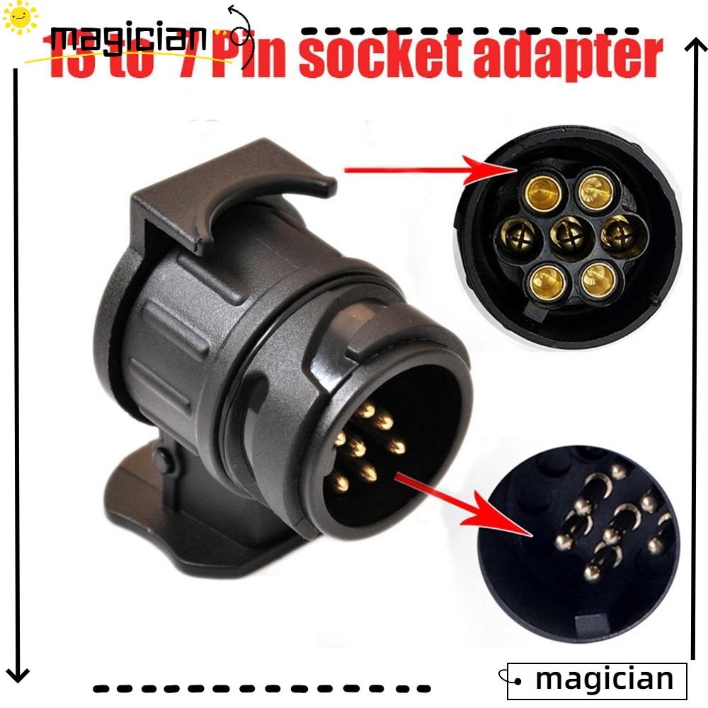 MAG Truck Electric Towing Converter, 13 to 7 Pin Waterproof Tow Plug ...