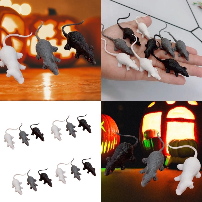 kiss Halloween Funny PVC Spiders Figurine 12 Pack Assorted Designs for ...