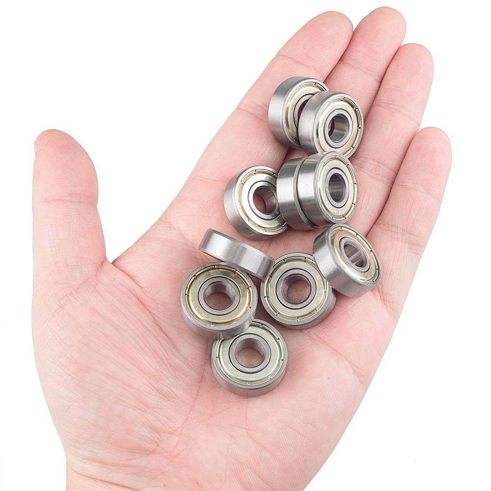 Deep Groove Ball Bearing 608ZZ 8x22x7mm High Speed Sealed Miniature Bearings High-carbon Steel ...