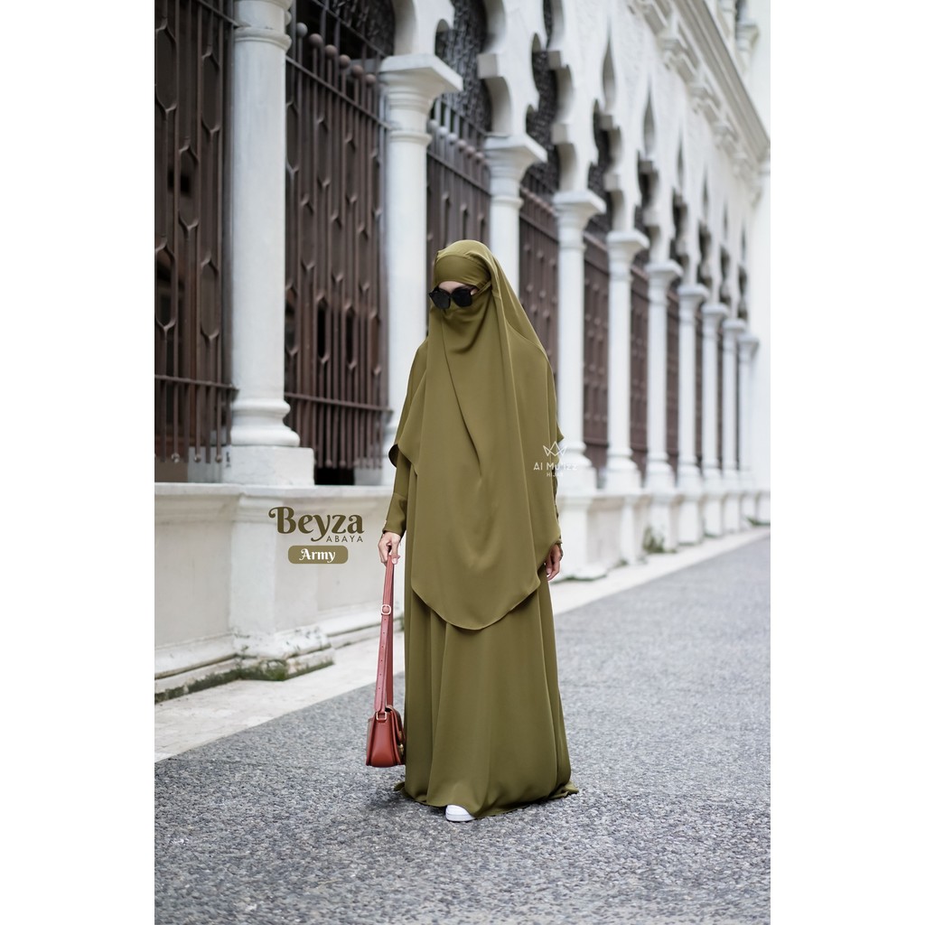 Almuizz Hijab | Beyza Abaya Marza SET (Dress+Khimar) | Shopee Philippines