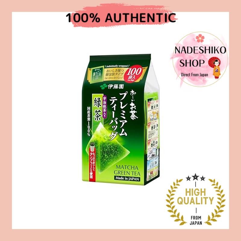 Itoen Oi Ocha Premium Tea Bags with Matcha Green Tea 1.8g x 100 Bags ...