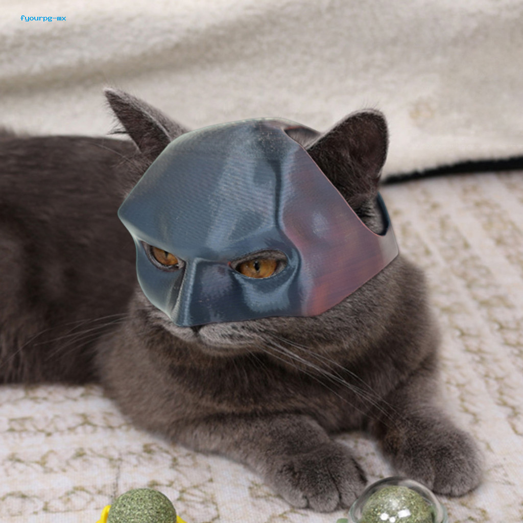fyourpg Halloween Cat Costume Accessory Spooky Cat Face Accessory 3d ...