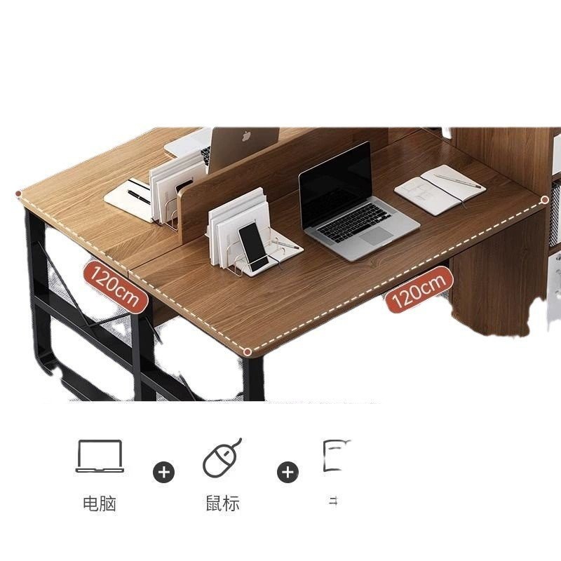 Desk Double Desktop Computer Desk Modern Minimalist Work Desk Simple ...