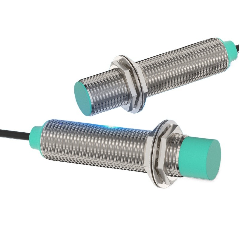 M12 anti-interference long-distance inductive sensor npn metal induction proximity switch three ...