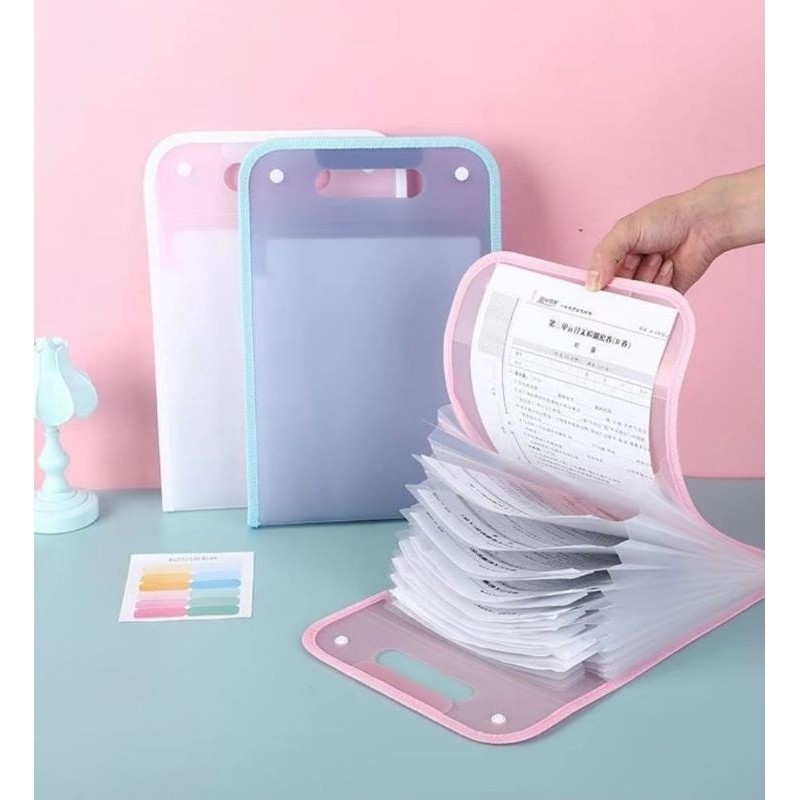 A4 Expanding File Folder 13 Layers Accordion Document Organizer ...