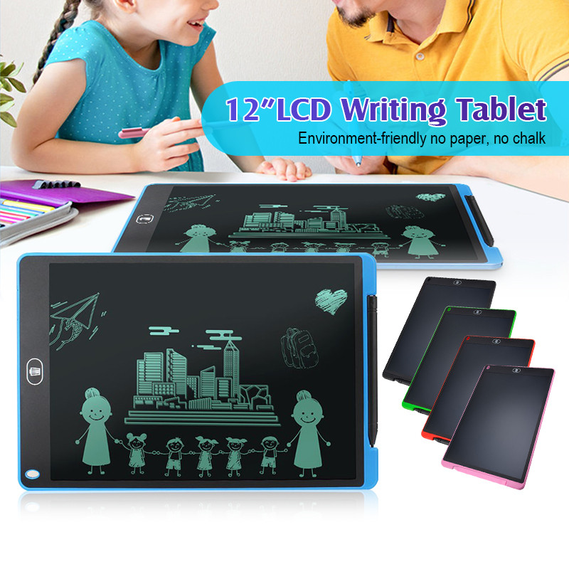 12 Inch LCD Writing Tablet Portable Digital Drawing Tablet Notepad ...