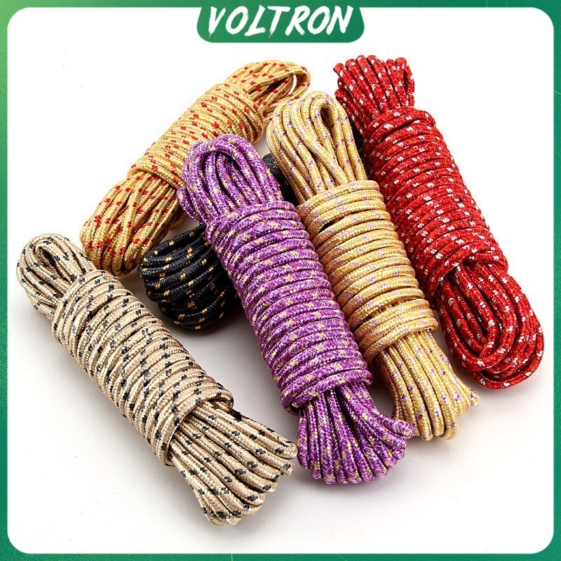 Nylon Clothesline Multifunction Rope Non-slip Luggage Rope Hanging ...