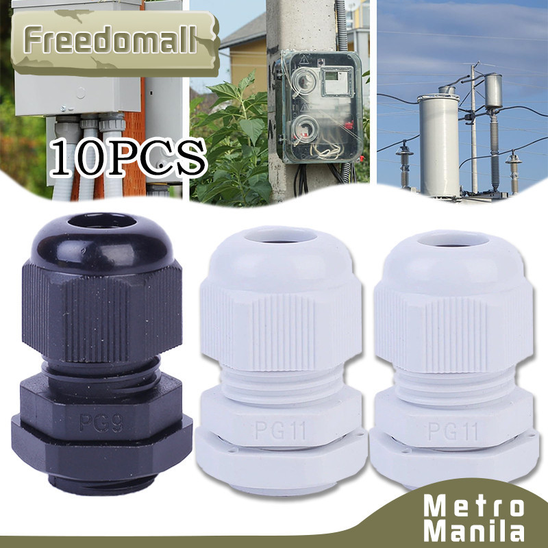 10pcs Pg7 Cable Gland Connector Ip68 Pg7 For 3-6.5mm Wire Cable ...