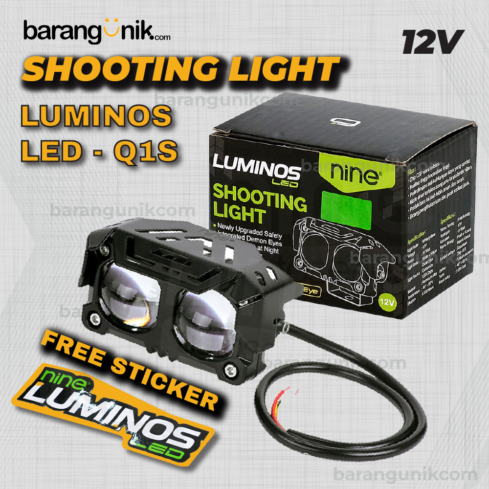 MATA 19w SQL 2-eyes Spotlight MINI LASER DEVIL EYE And BLUE LENS ...