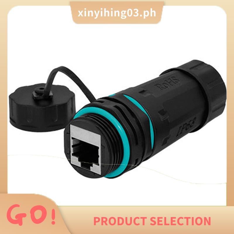 In Stock RJ45 Network Straight Head IP68 Waterproof Cat5/Cat6 Network ...
