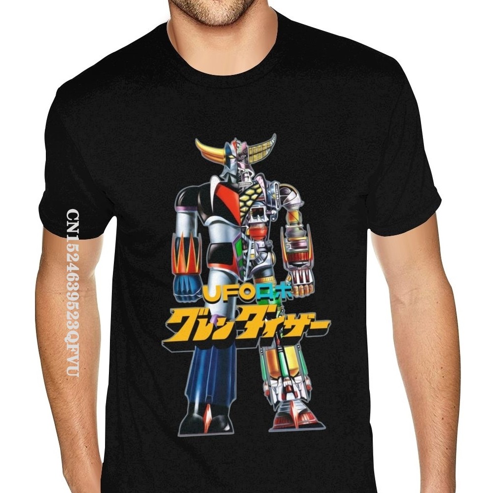 Mazinger Z UFO Robot Grendizer Cotton Boy Art Tee Shirts Casual T ...