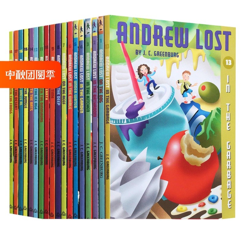 Andrew's Missing Series of Chapter Books English Original Andrew Lost ...
