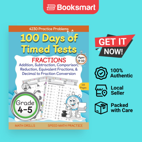 100 Days Of Timed Tests Fractions Practice Comparing Fractions Reducing ...