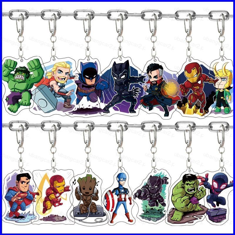 YB2 The Avengers The Hulk Spider-Man Batman Iron Man Captain America ...