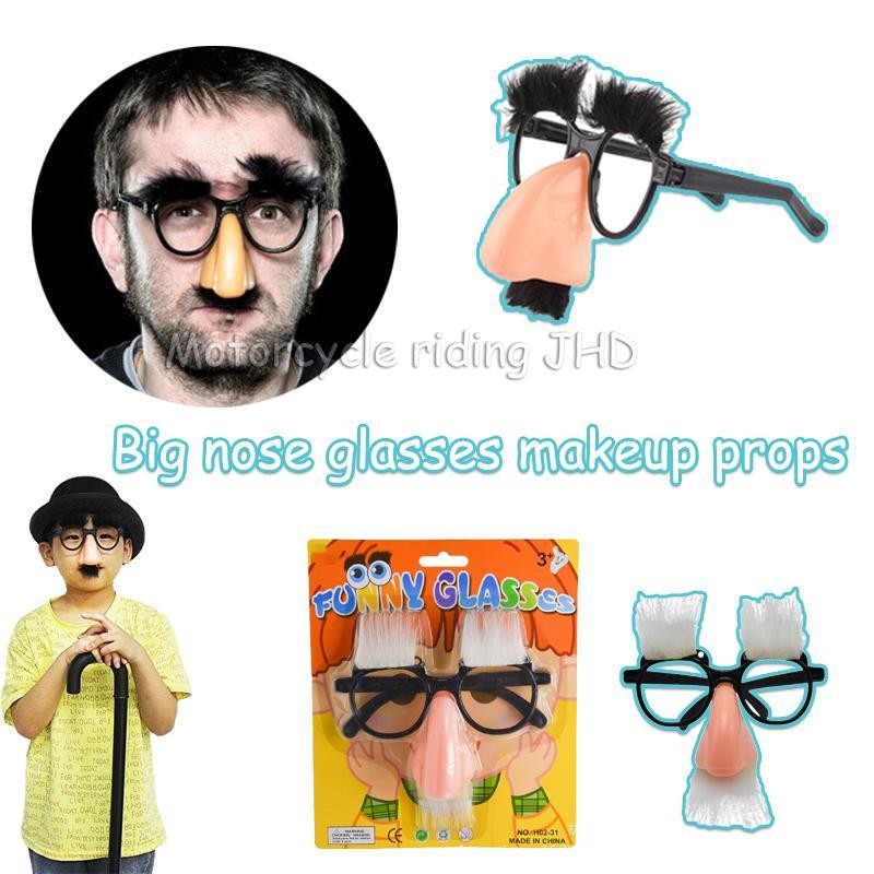 Halloween Disguise Glasses Silly Glasses with Big Nose Eyebrows and ...