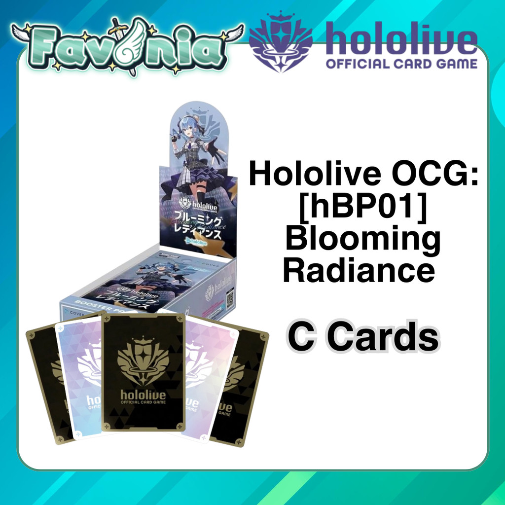 Hololive OCG hBP01 C cards Part 1 Debut Blooming Radiance Singles hOCG | Shopee Philippines