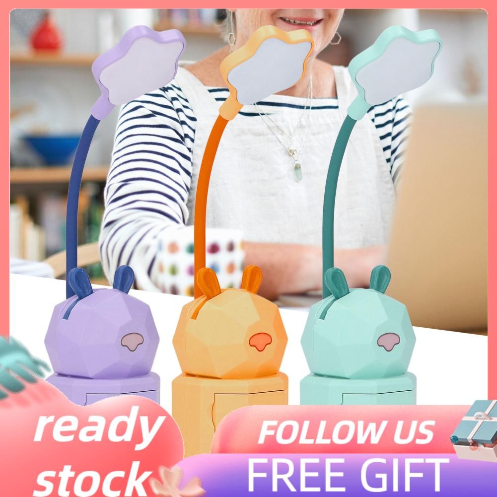 Hanhan1 Kids Reading Light Cartoon Bunny Safe Storage Box Warm Desk ...