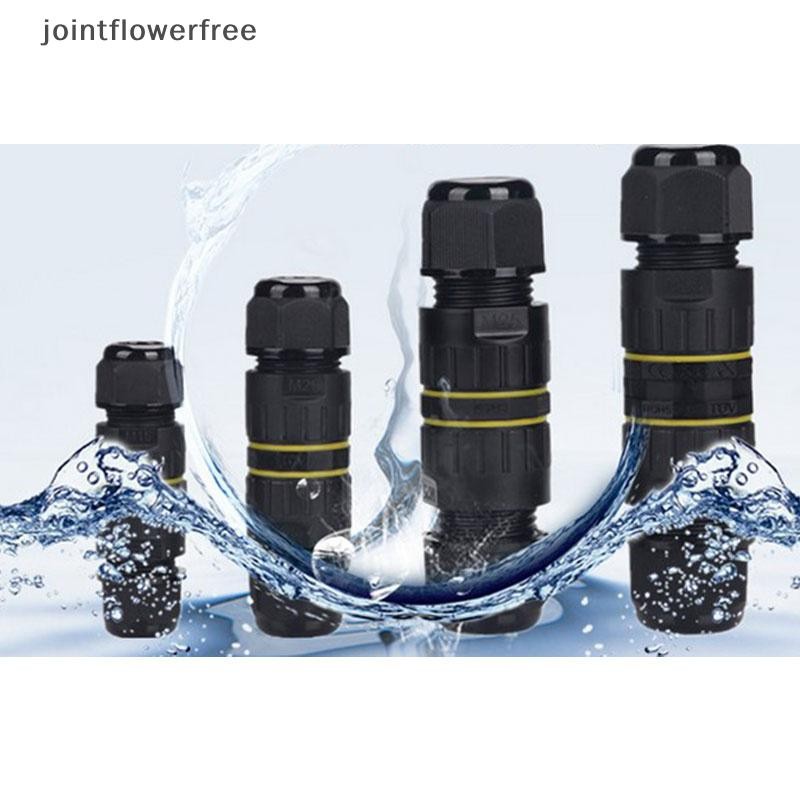 JLPH M16 3Pin Waterproof Junction Box IP68 Cable Gland Connector ...